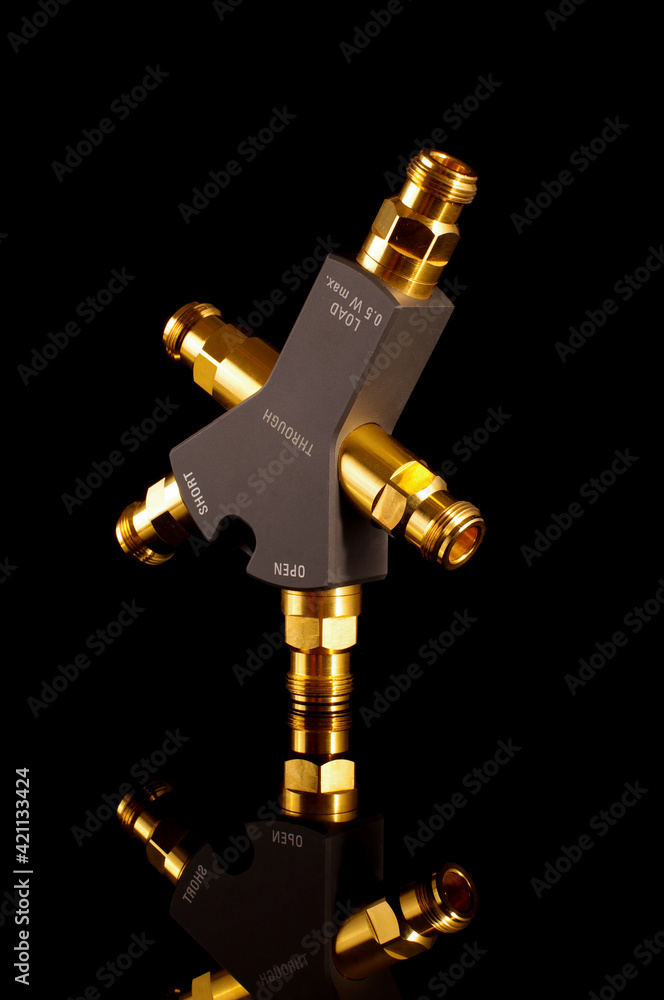 Professional RF VNA calibrator tool isolated Stock Photo | Adobe Stock