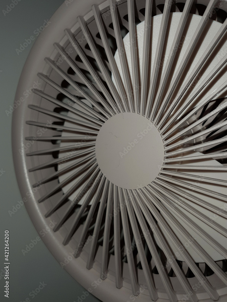 Zoomed-in texture of table fan with the flash on foto de Stock | Adobe ...