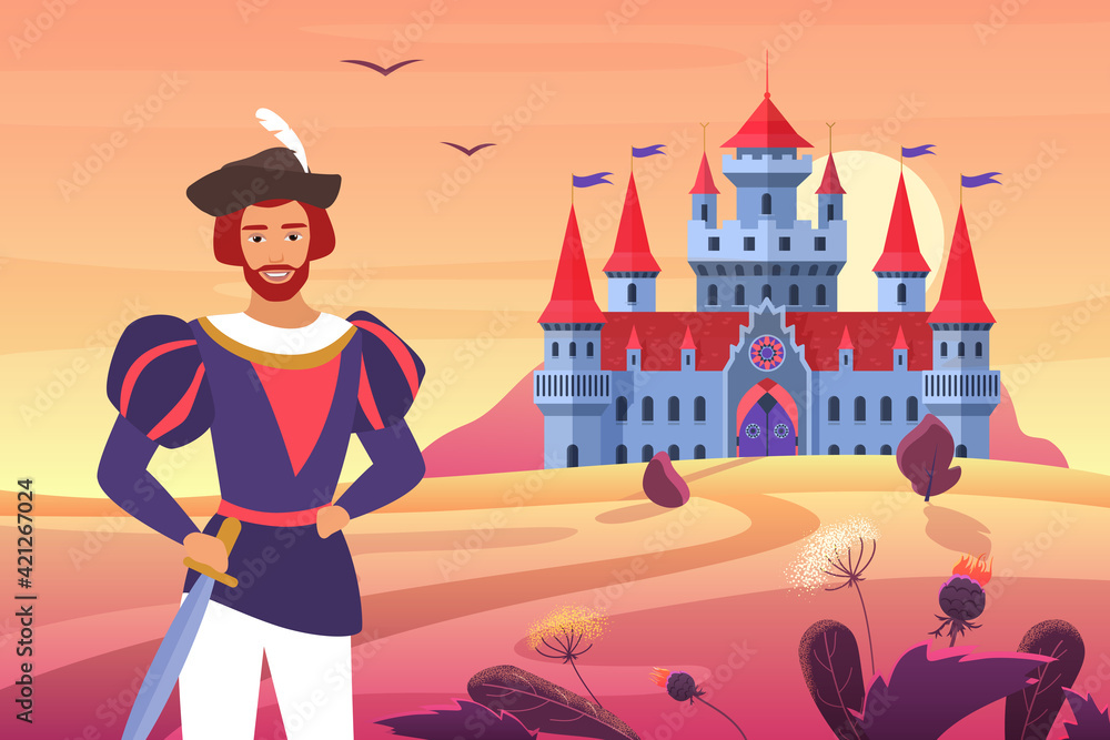 Cartoon Medieval Lord