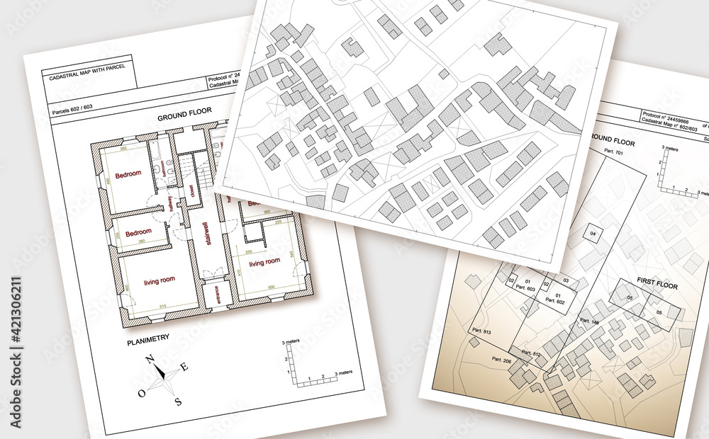Updating public cadastral digital databases and information about land ...