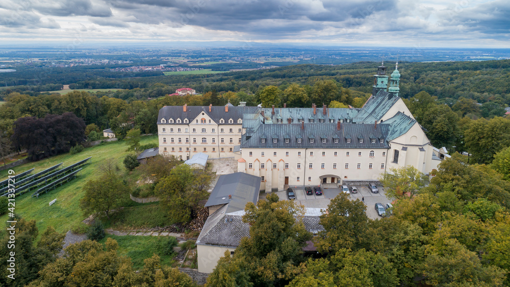 A magnificent monastery with a basilica and a sanctuary on St. Anne's ...