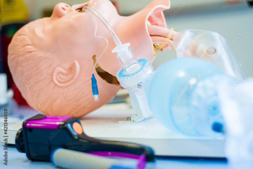 Foto de A medical manikin at a training centre for medical students and ...