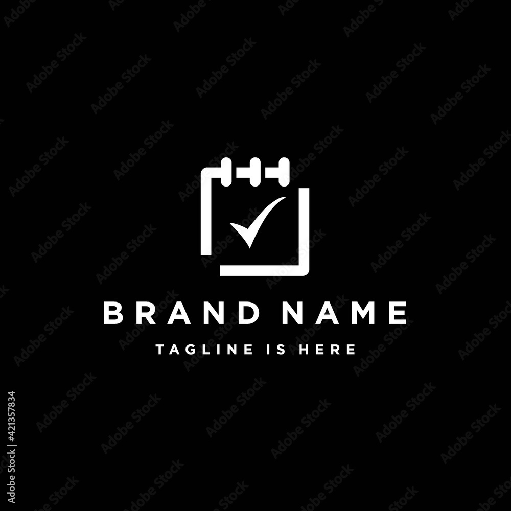 notes logo designs modern templates Stock Vector | Adobe Stock