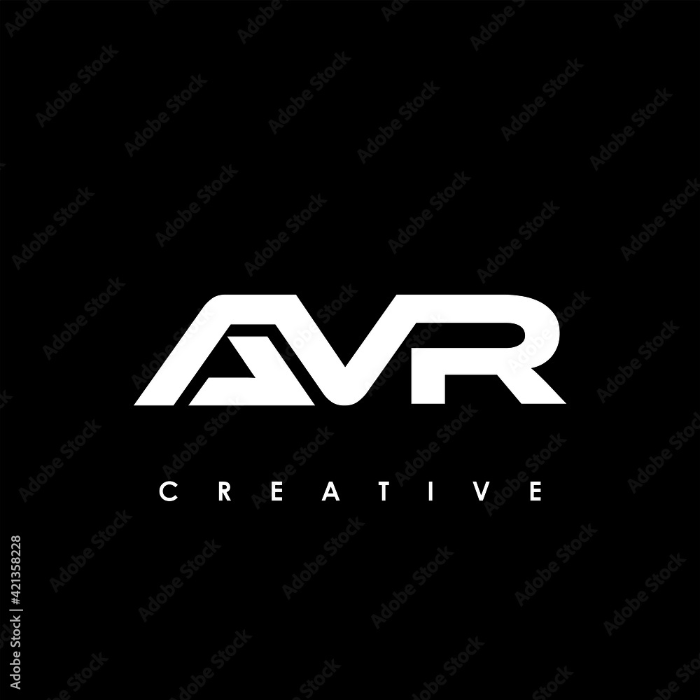 AVR Letter Initial Logo Design Template Vector Illustration Stock ...