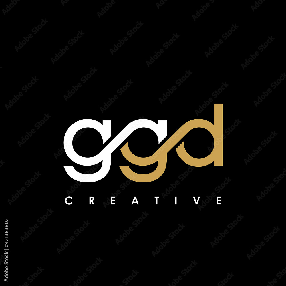 GGD Letter Initial Logo Design Template Vector Illustration Stock ...