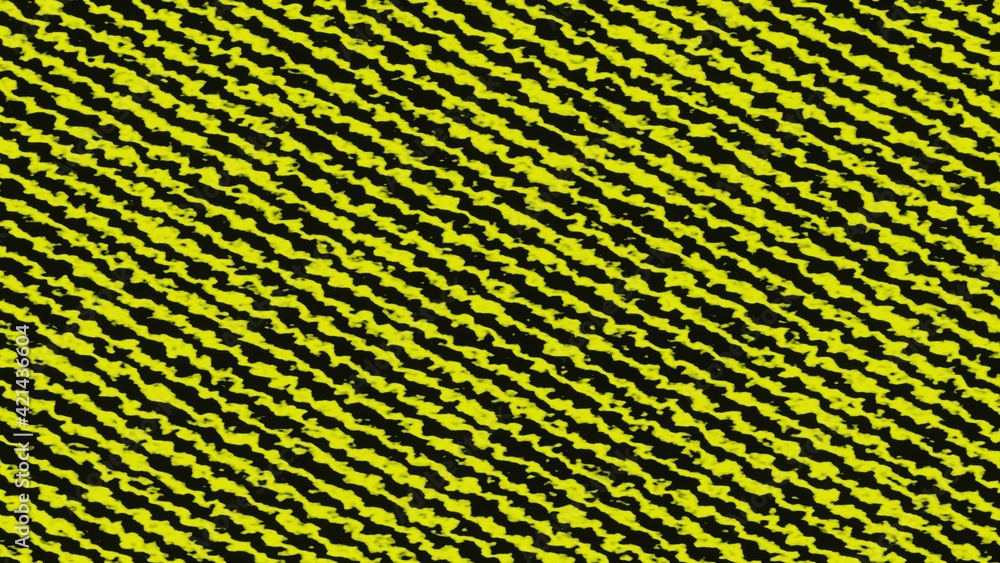 Yellow and black texture abstract background linear wave voronoi magic ...
