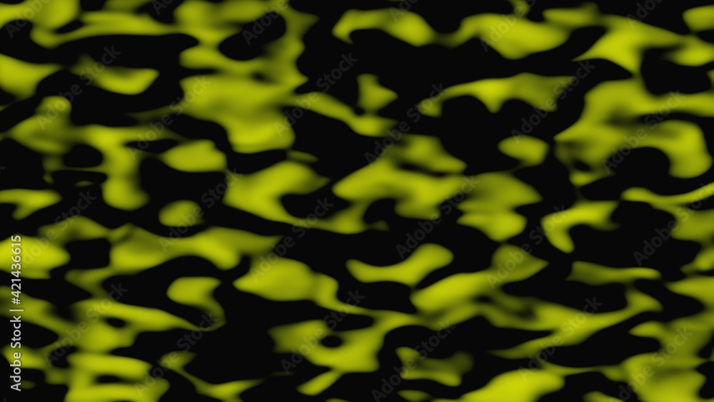 Yellow and black texture abstract background linear wave voronoi magic ...