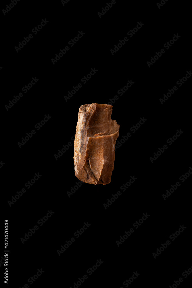 Prehistoric stones. Burin. Art of Acheulean culture from the ...