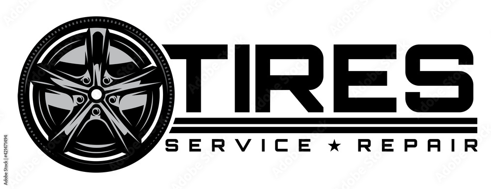 Vector Template with disk car drive. Illustration for logo design ...