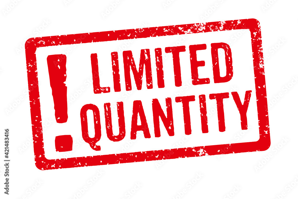 Red stamp on a white background - Limited Quantity Stock Illustration ...