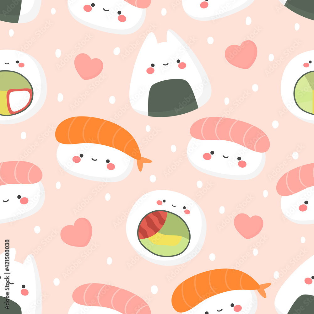 Cute Sushi Wallpaper