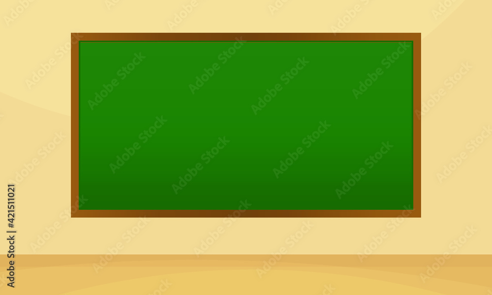 Green School Chalkboard Background Stock Vector | Adobe Stock