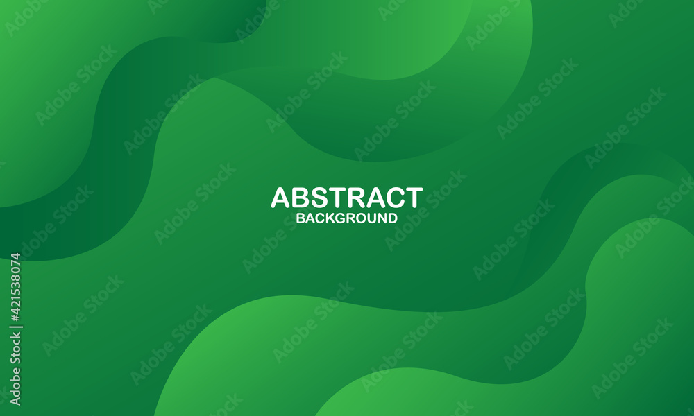 Liquid color background design. Green elements with fluid gradient ...