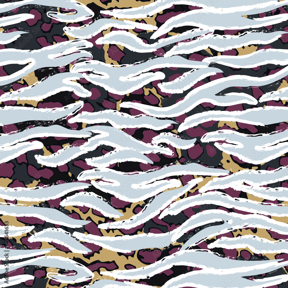 Animal print, Zebra texture background Stock Vector | Adobe Stock