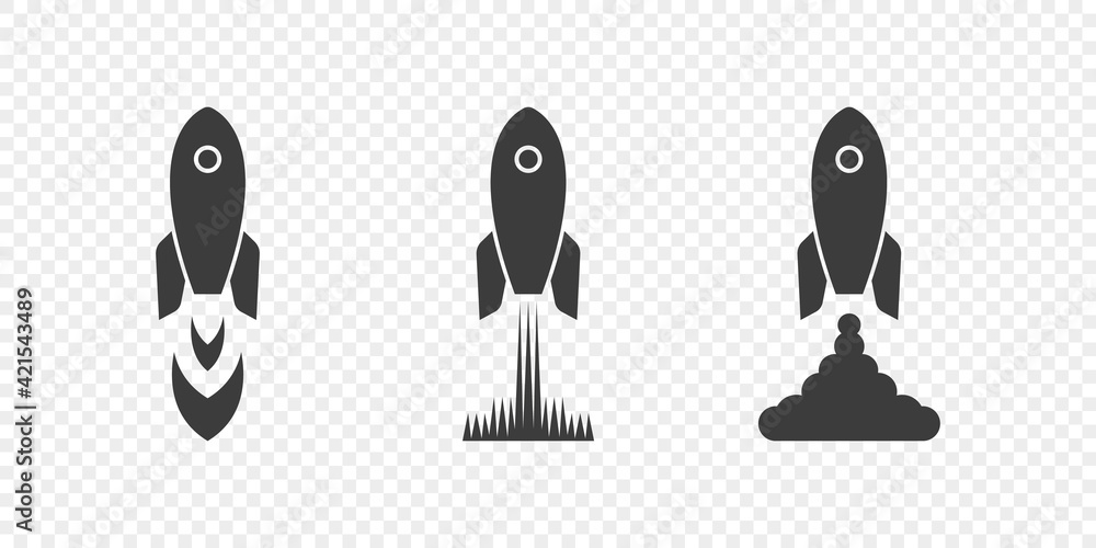 Rocket launch. Startup template. Business concept. Rockets. Rocket ship ...