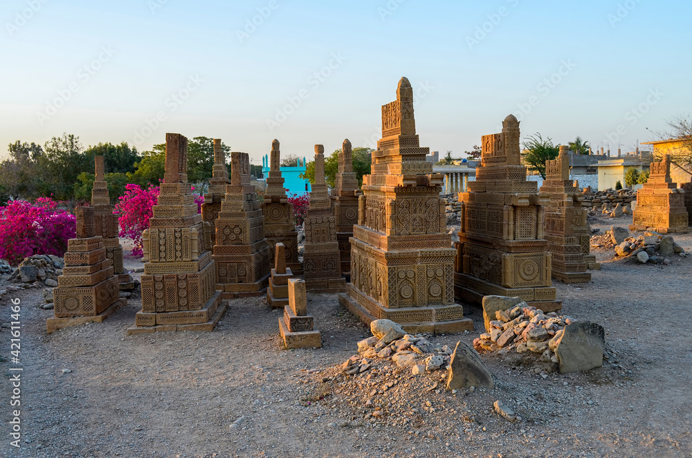 Chukandi graveyard The Chaukhandi tombs form an early Islamic cemetery ...