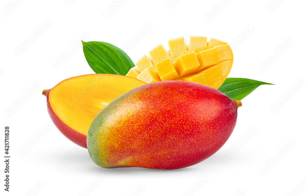 Mango fruit isolated Stock Photo | Adobe Stock