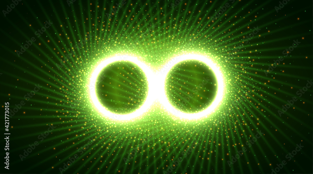 Infinity symbol background. Vector illustration. Digital graphic for ...