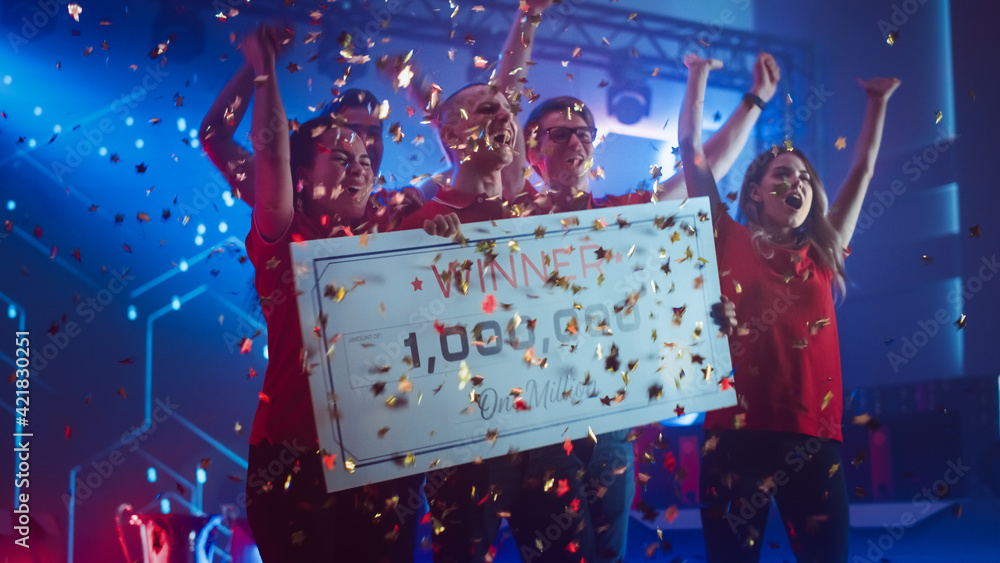 Diverse Gamers Esport Team Winner of the Video Games Tournament ...