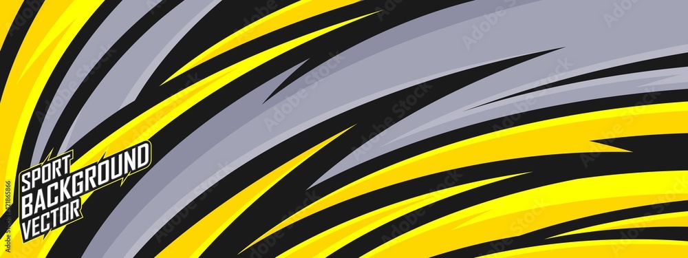 Racing abstract background. Sport line graphic for extreme jersey team ...