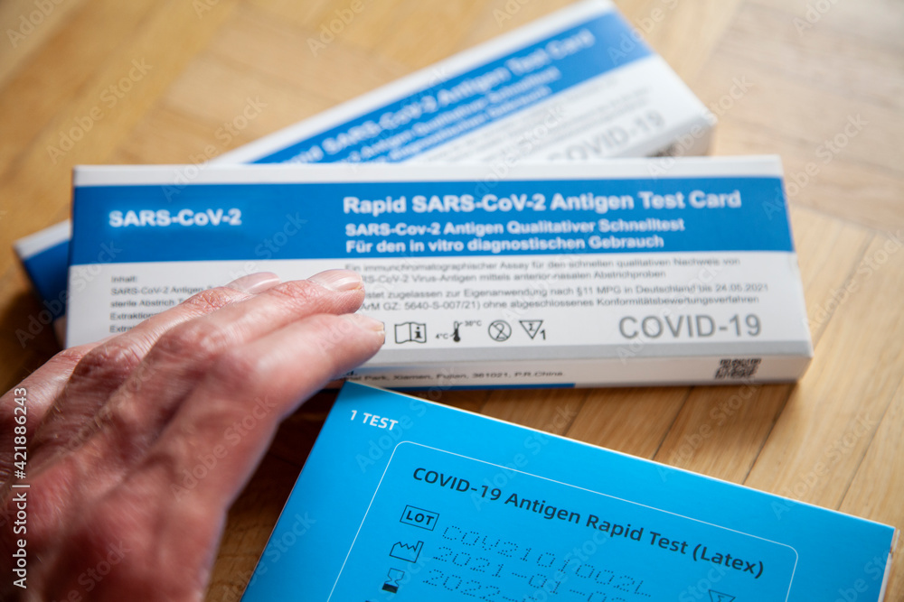 Corona Covid 19 Schnelltest / Corona Selbsttest / SARS CoV-2 Test ...