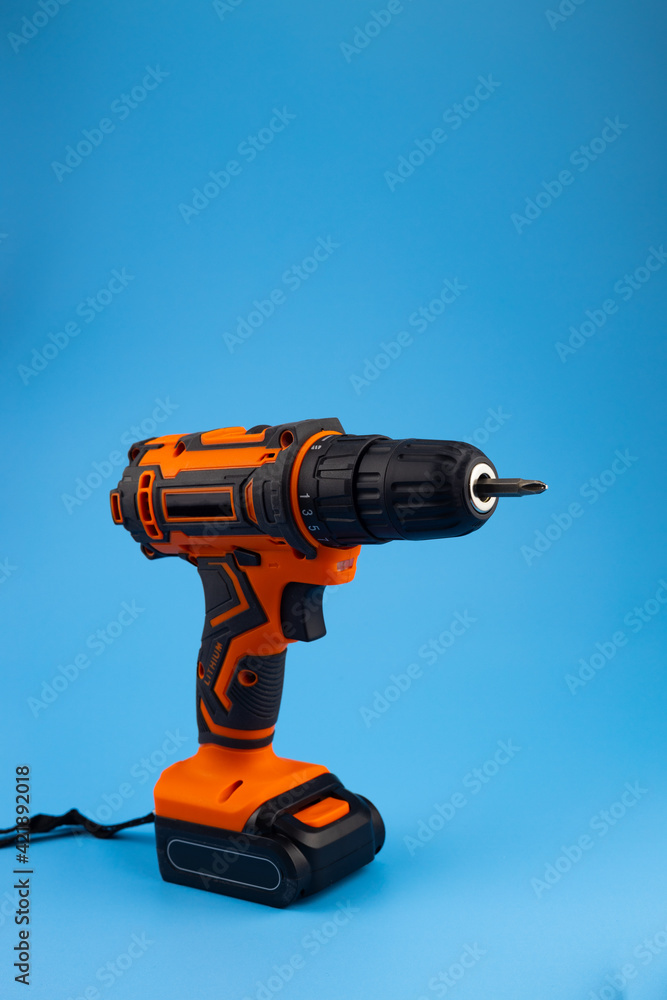 Cordless combi drill for used as normal drill, impact drill and screw ...