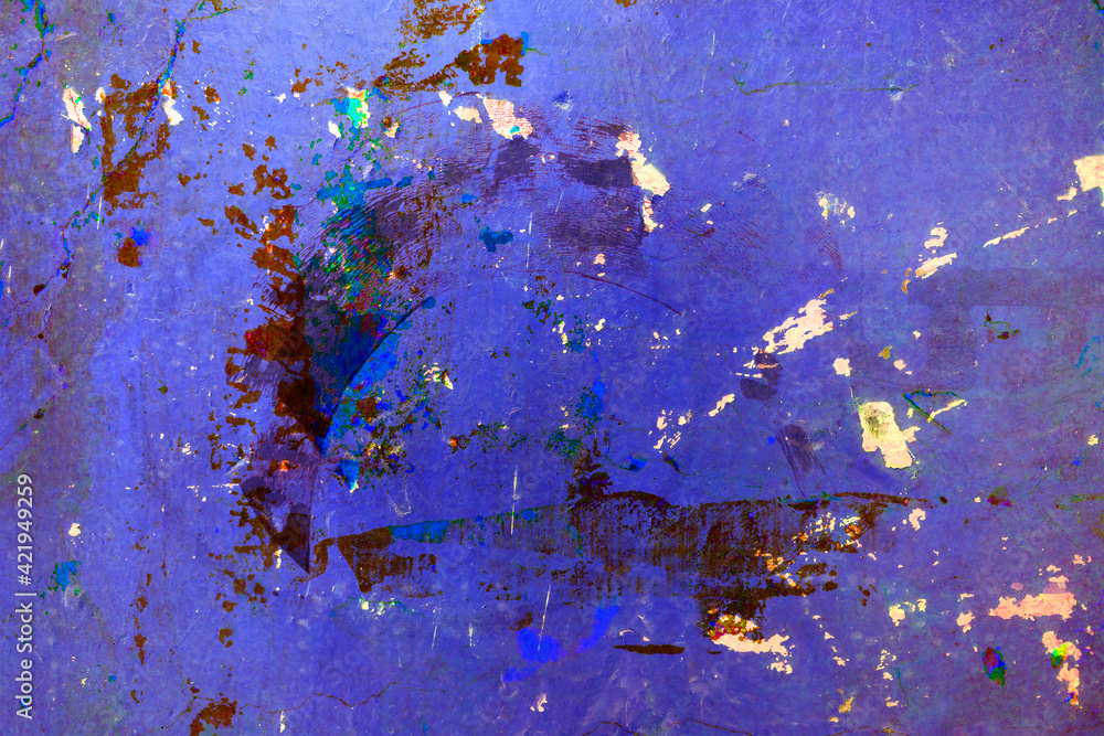 Old ripped torn posters grunge texture background creased crumpled ...