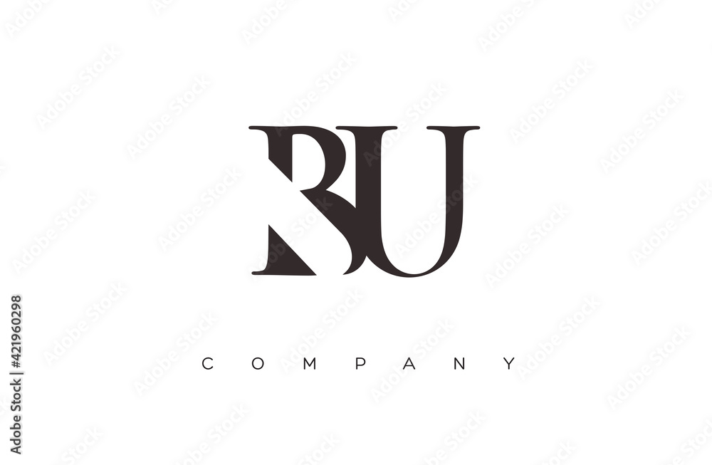 initial BU logo design vector Stock Vector | Adobe Stock