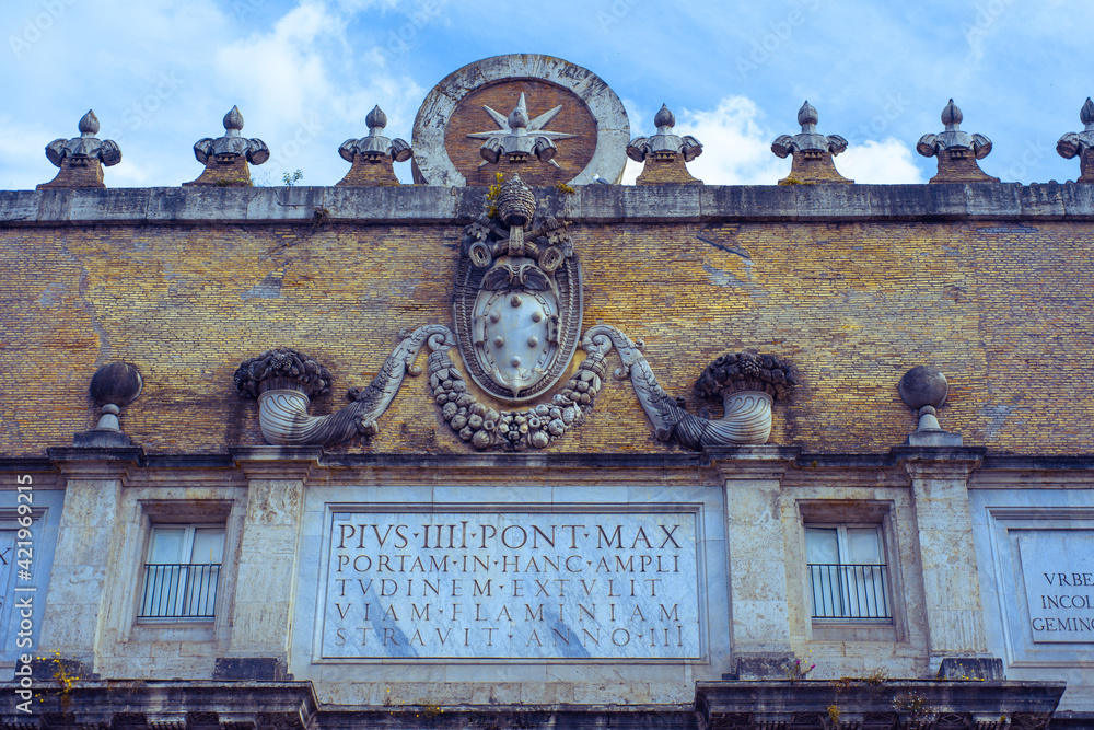 beautiful italy houses in the ancient city of rome beautiful colors and ...