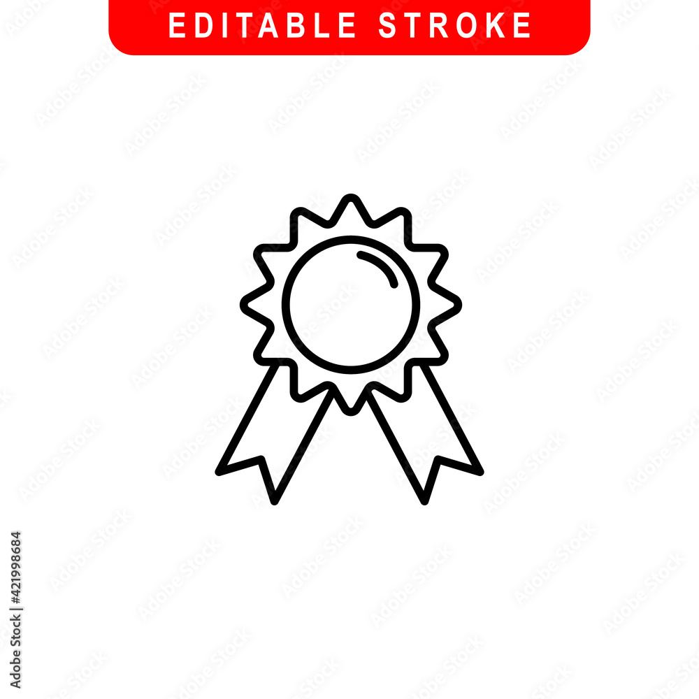 Certification Seal Outline Icon. Certification Seal Line Art Logo ...