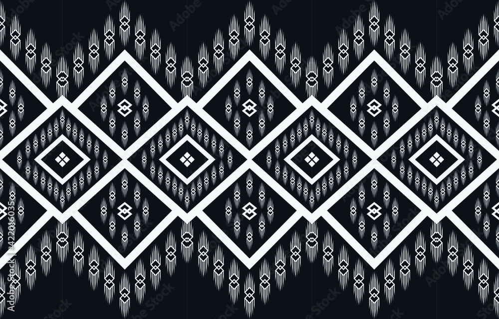 Tribal ethnic vector pattern.Designs for fabric and printing.Geometric ...