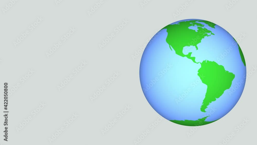 Animated Earth Day Reshape Morphing Continents to Smiley Face and Logo ...
