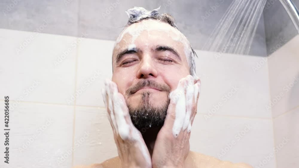 Man wellness, body care and personal hygiene concept. Handsome ...