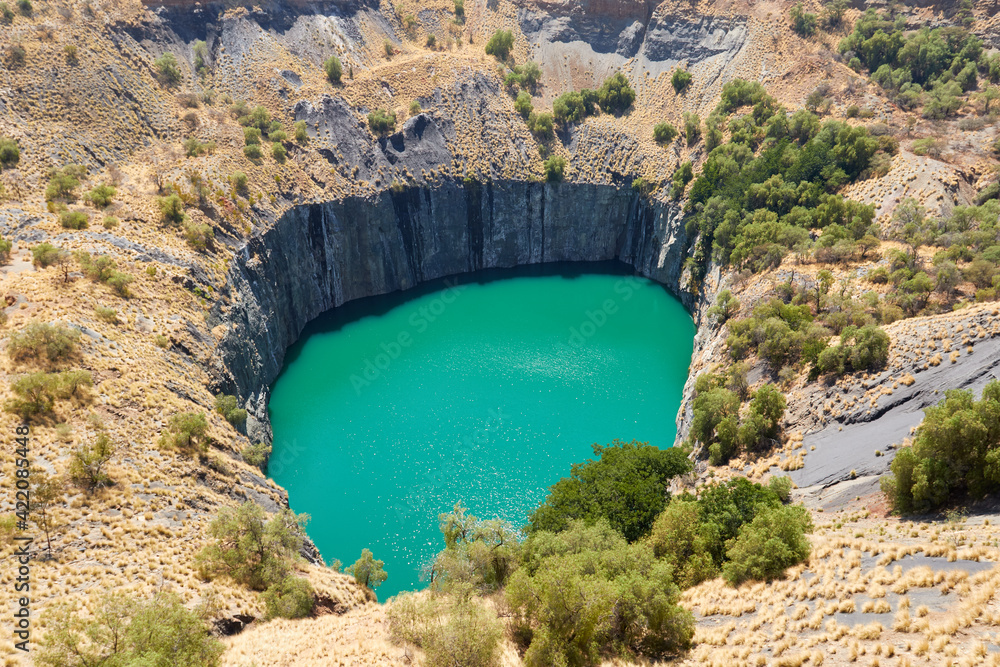 Big Hole in Kimberly, South Africa Stock Photo | Adobe Stock