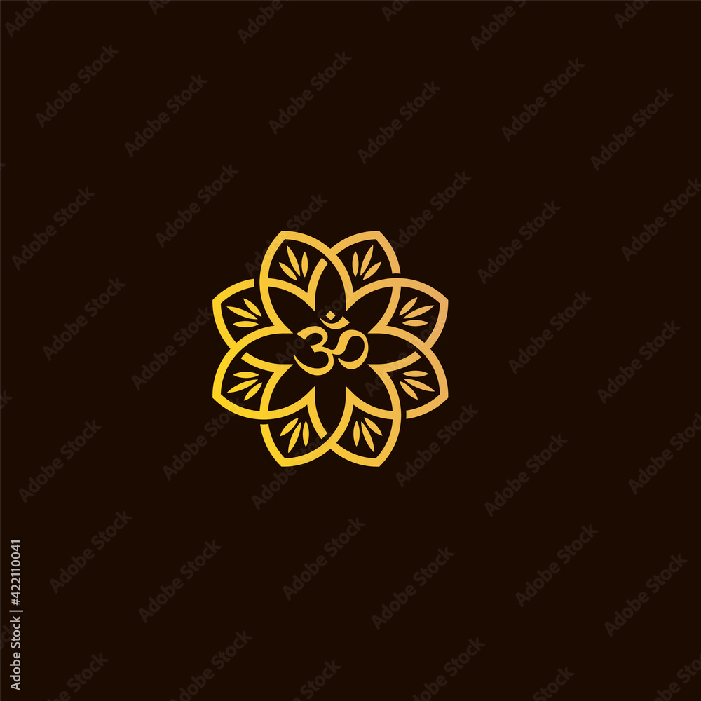 om symbol logo Stock Vector | Adobe Stock