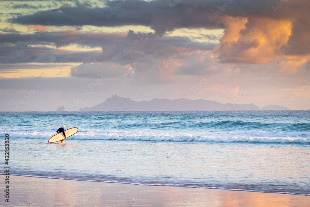 Pakiri Beach New Zealand Beach Landscapes Stock Photo | Adobe Stock