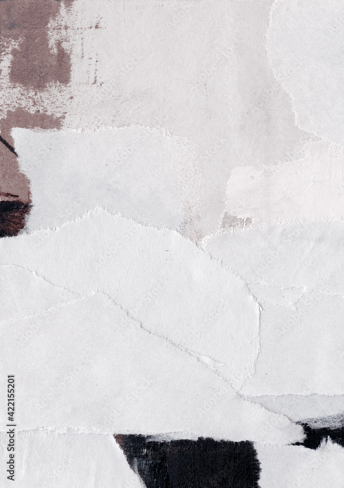 Abstract minimalist collage. Versatile artistic backdrop for creative ...
