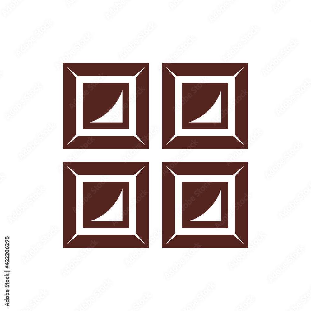 Chocolate logo design vector illustration, Creative Chocolate logo ...