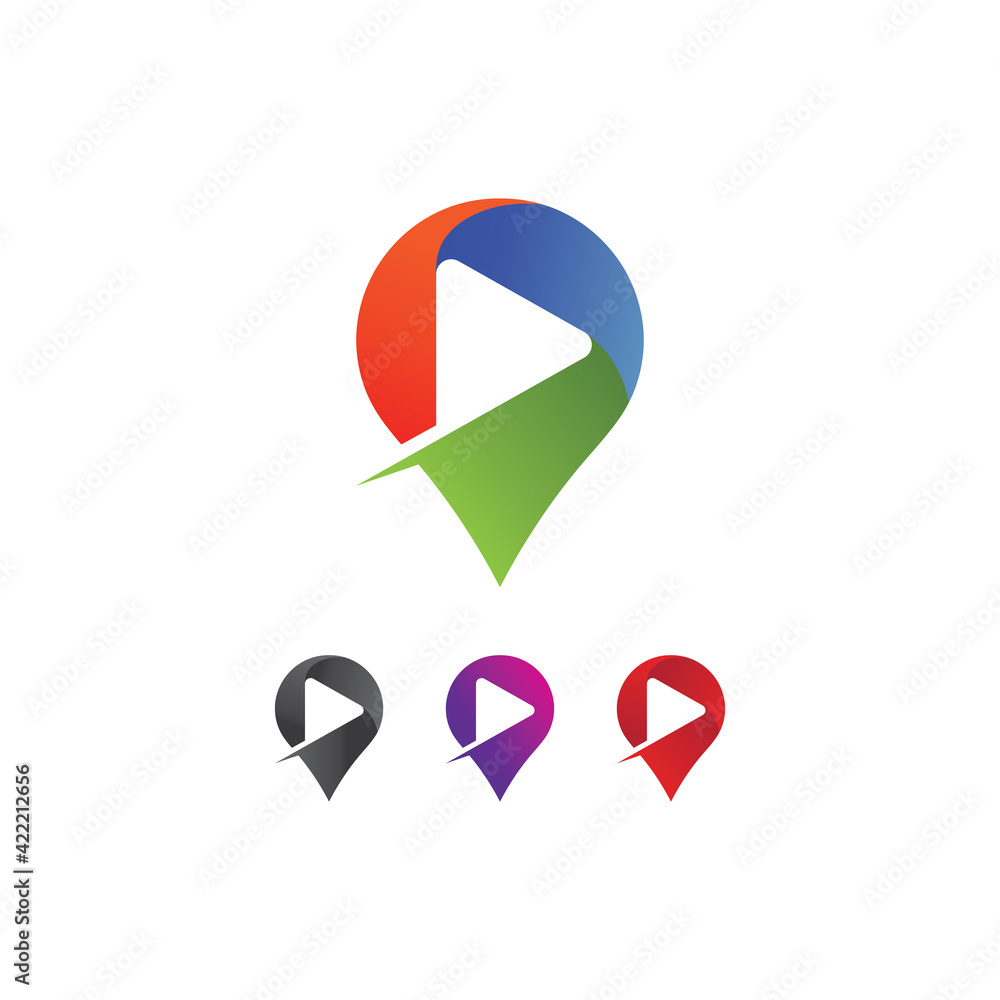 Vecteur Stock Location icon,Map logo for maps google maps, sign, route ...