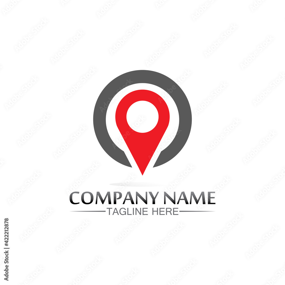 Vetor do Stock: Location icon,Map logo for maps google maps, sign ...