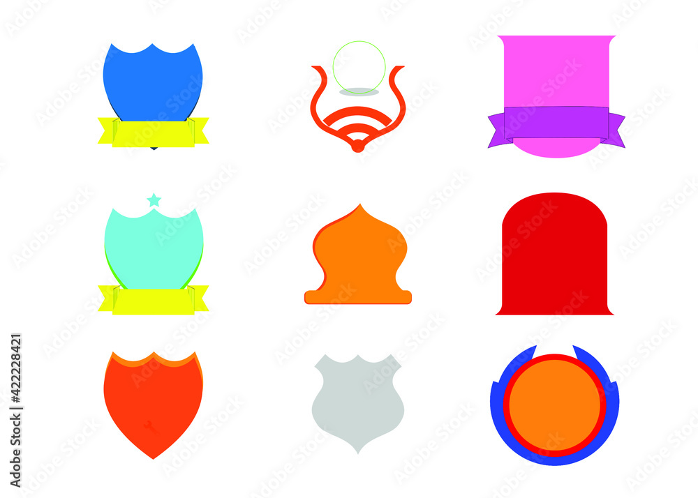 collection backgrounds for logo designs Stock Vector | Adobe Stock