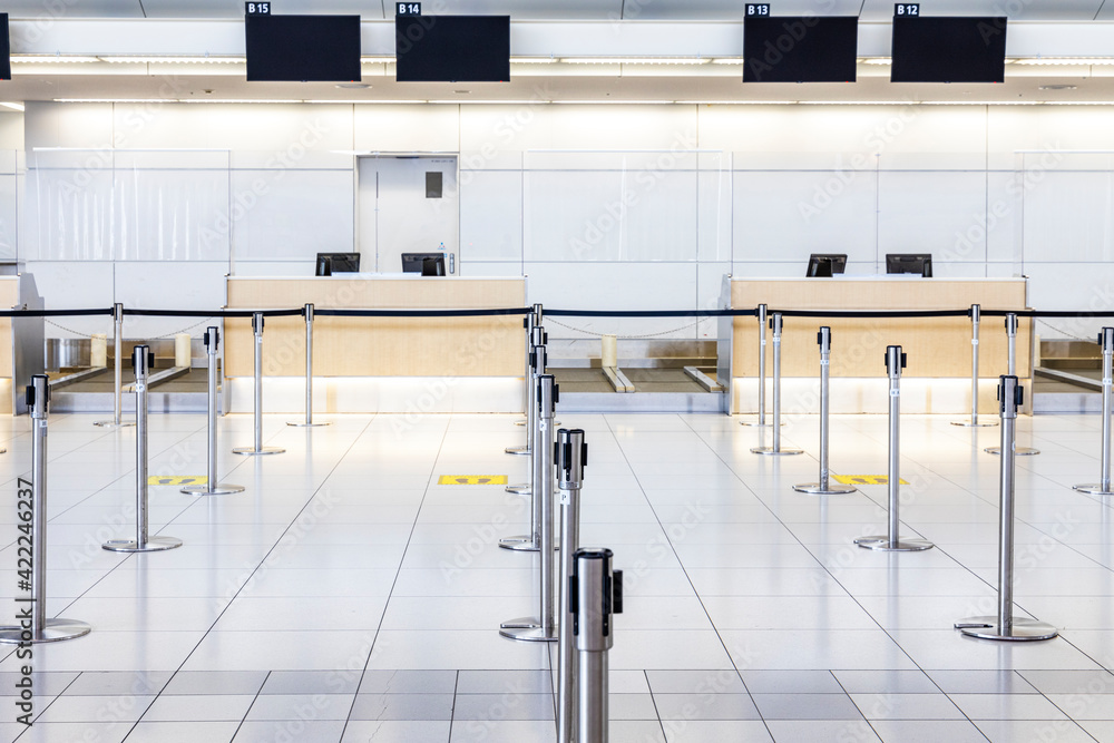 New Chitose Airport International Airlines Counter Stock Photo | Adobe ...