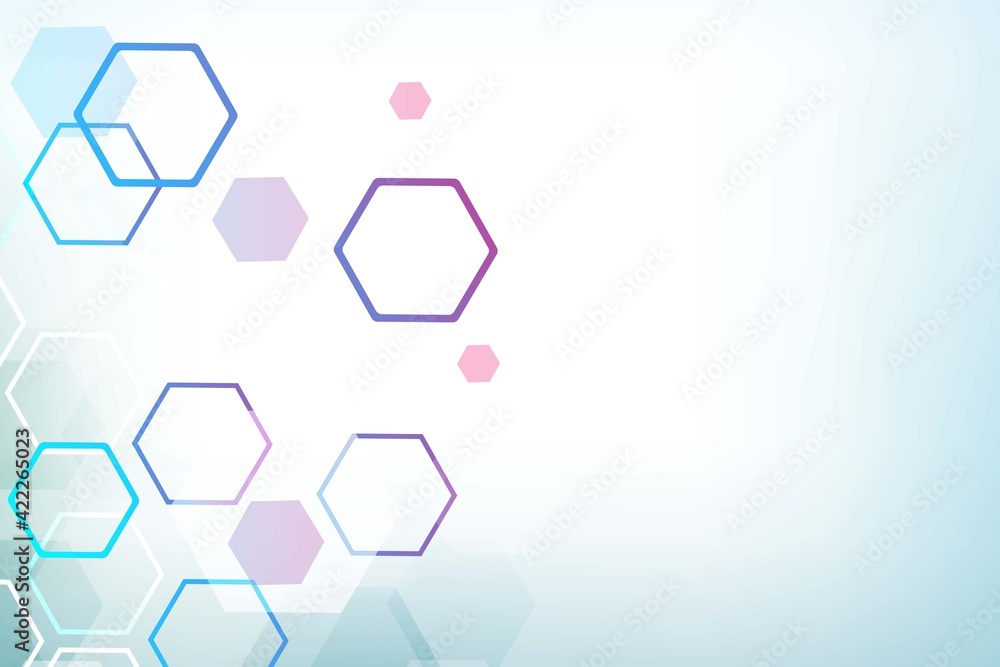 Technology Structure Molecular Connect Elements Connection With