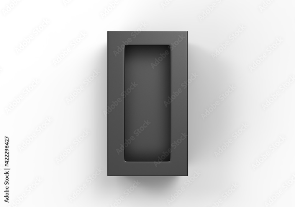 hard box with window set mock-up. Good for packaging design. 3d ...