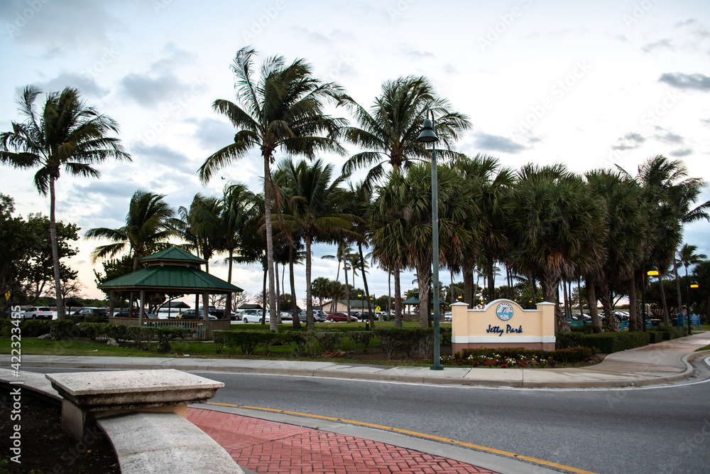 Scenes from Fort Pierce, Florida. Jetty Park, Inlet Linear Park, Fort ...