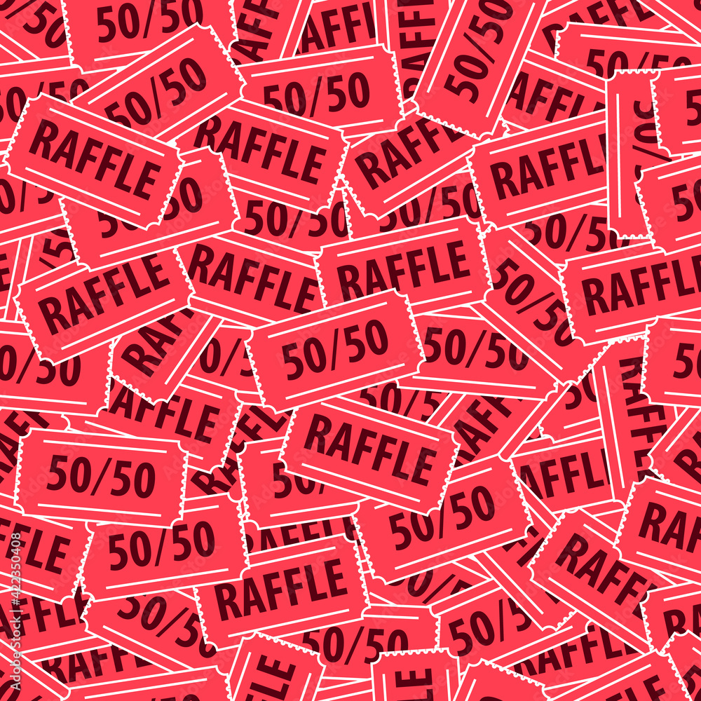 Red Raffle Tickets Clipart