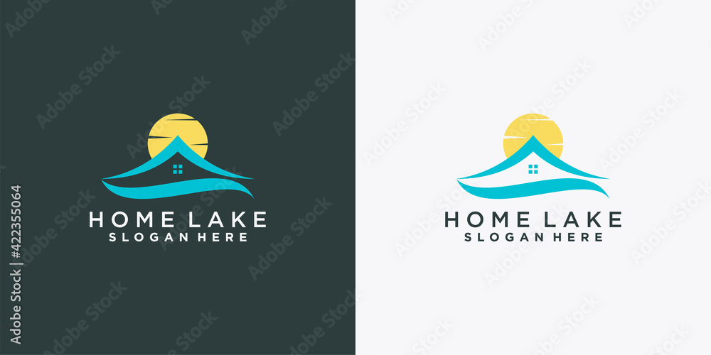 Home logo design with creative concept. Logo design for inspiration ...