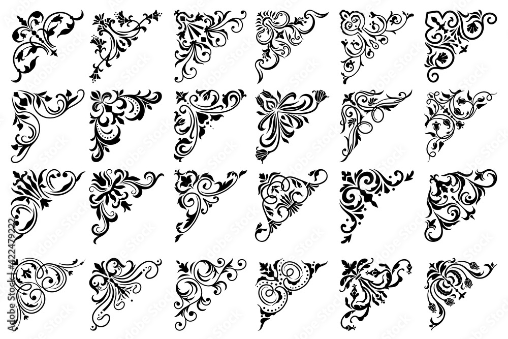 Victorian Corner Scrolls