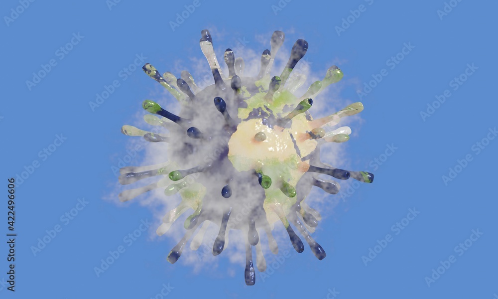 Virus, coronavirus, covid-19, variants Stock Illustration | Adobe Stock
