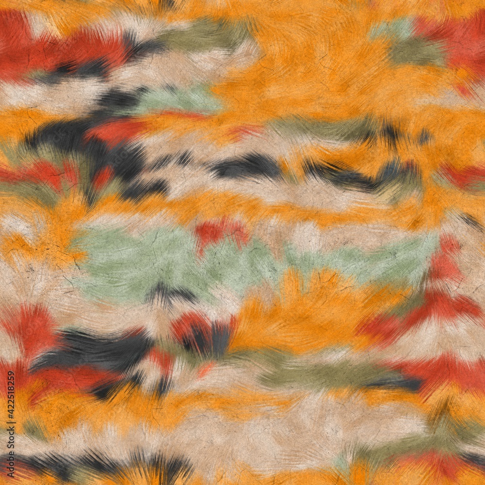 Seamless faux digital paint stroke camo pattern print. High quality ...